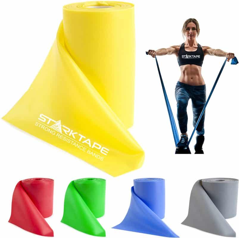 Physical Therapy Bands 8,16, 25 Yard Rolls. Latex-Free Resistance Band